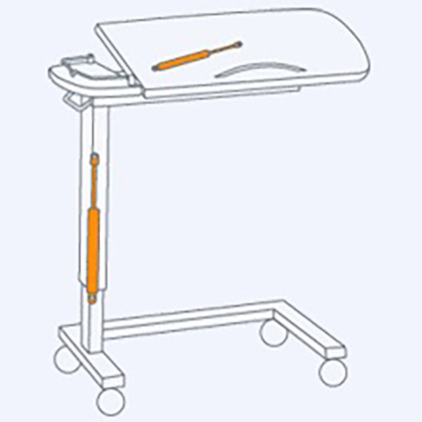 Adjustable Bed Table | Hospital Bed Table - Gastac