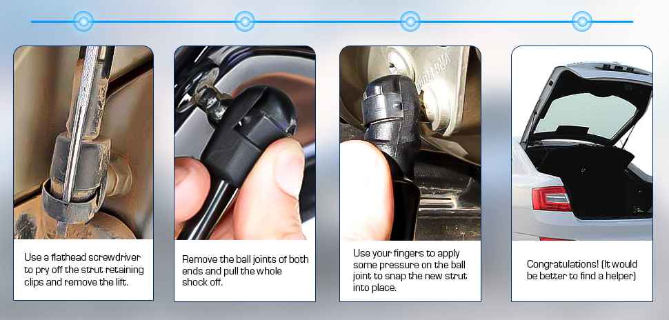 Hyundai I20 Boot Struts Replacement - Gastac Gas Spring