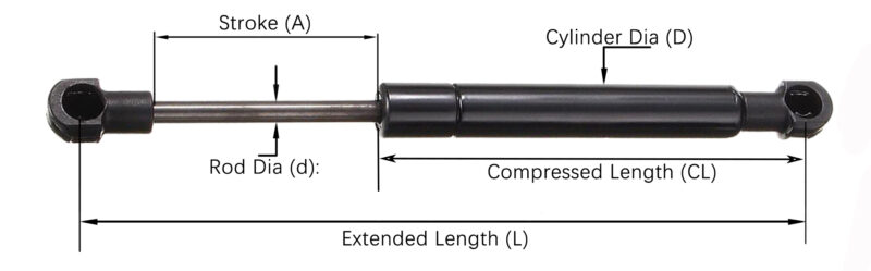 Master Lift Gas Strut - Gastac Gas Spring