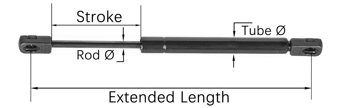 Parallel Replacement Universal Boot Struts - Gastac